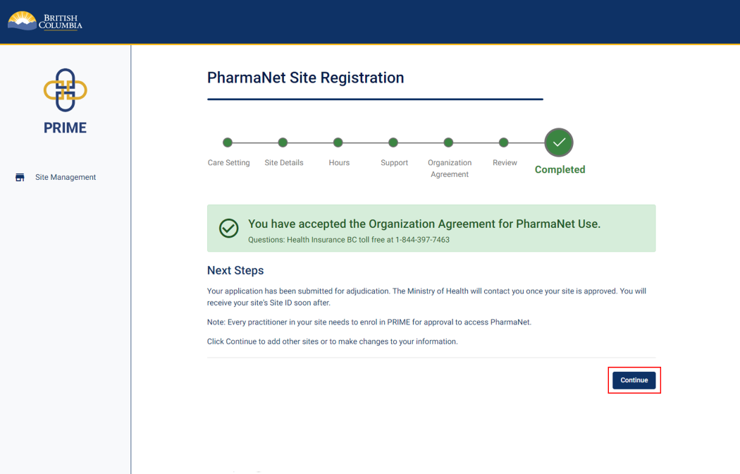 Pharmacy access to PharmaNet - Province of British Columbia
