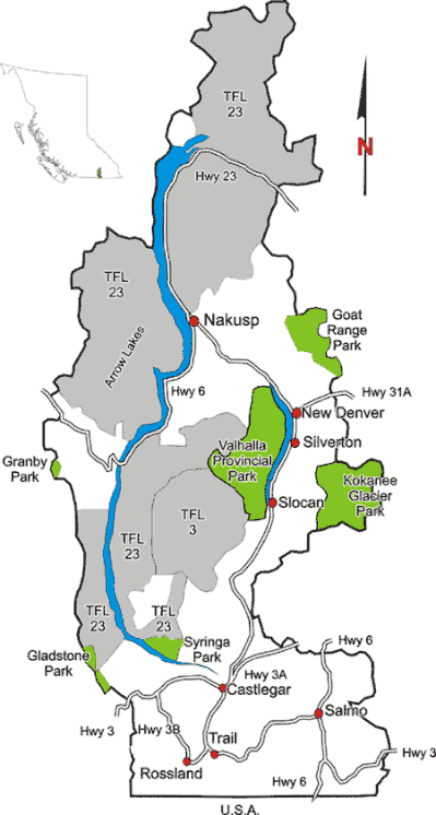Arrow Timber Supply Area - Province of British Columbia