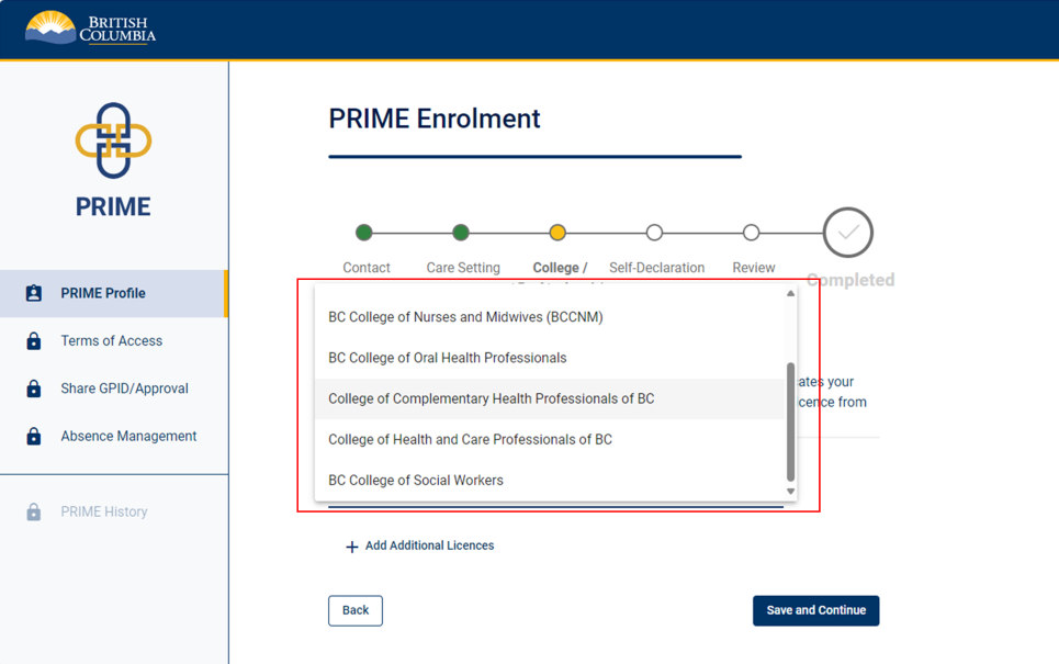 PRIME user guides - Province of British Columbia