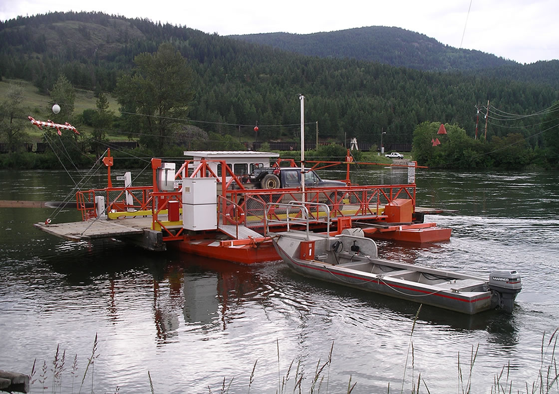 Little Fort Reaction Ferry - Province of British Columbia