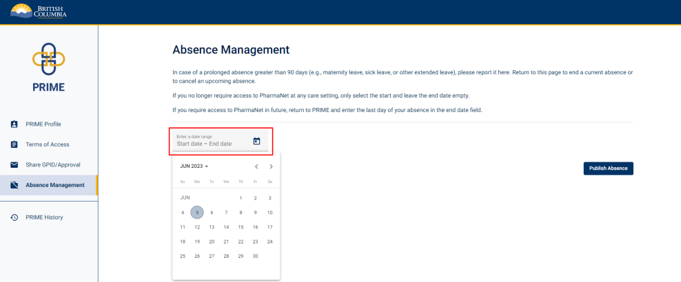 PRIME user guides - Province of British Columbia