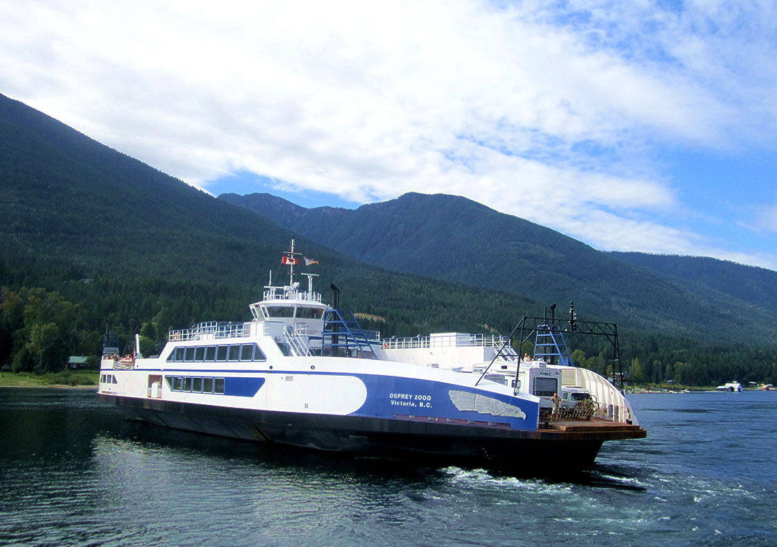 Kootenay Lake Ferry - Province of British Columbia