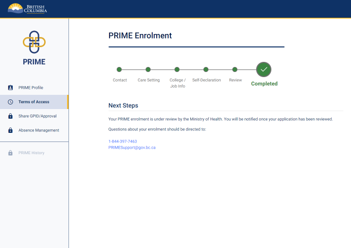 PRIME user guides - Province of British Columbia