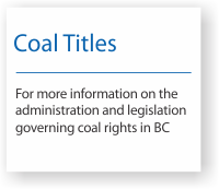 Overview of coal in BC - Province of British Columbia