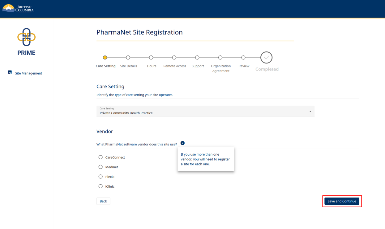 Community health practice access to PharmaNet - Province of British ...