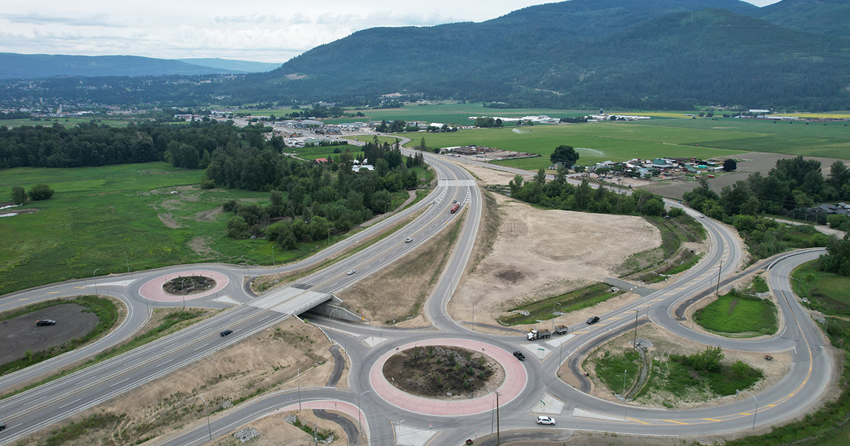 Highway 1 - Salmon Arm West - Province of British Columbia