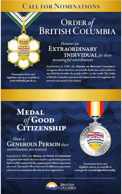 About the honour - Province of British Columbia
