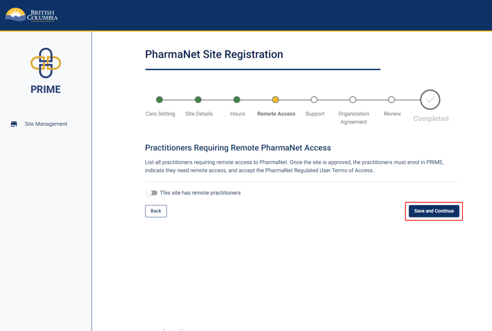 Community health practice access to PharmaNet - Province of British ...
