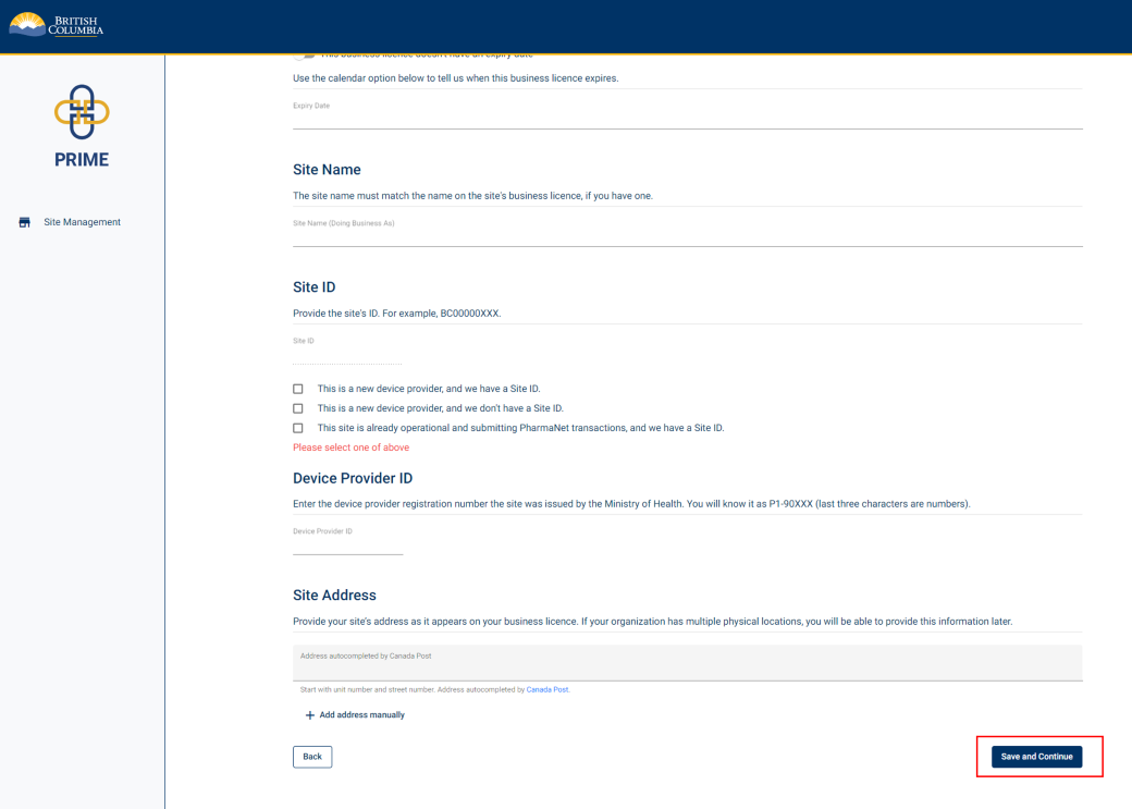 PRIME user guides - Province of British Columbia