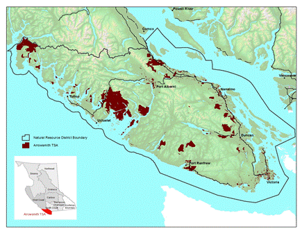 Arrowsmith Timber Supply Area - Province of British Columbia