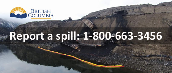 Report a spill - Province of British Columbia