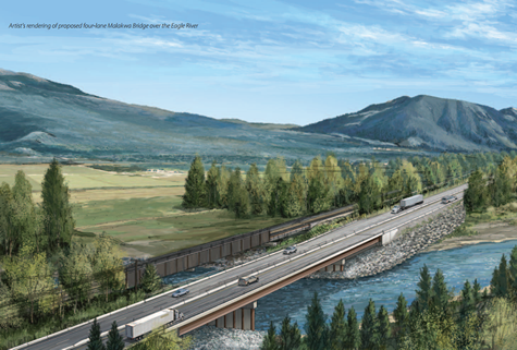 Highway 1 - Malakwa Bridge - Province of British Columbia
