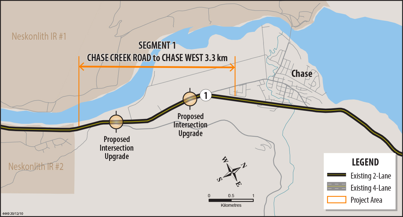 Highway 1 - Chase West (Chase Creek Road to Chase West) - Province of ...