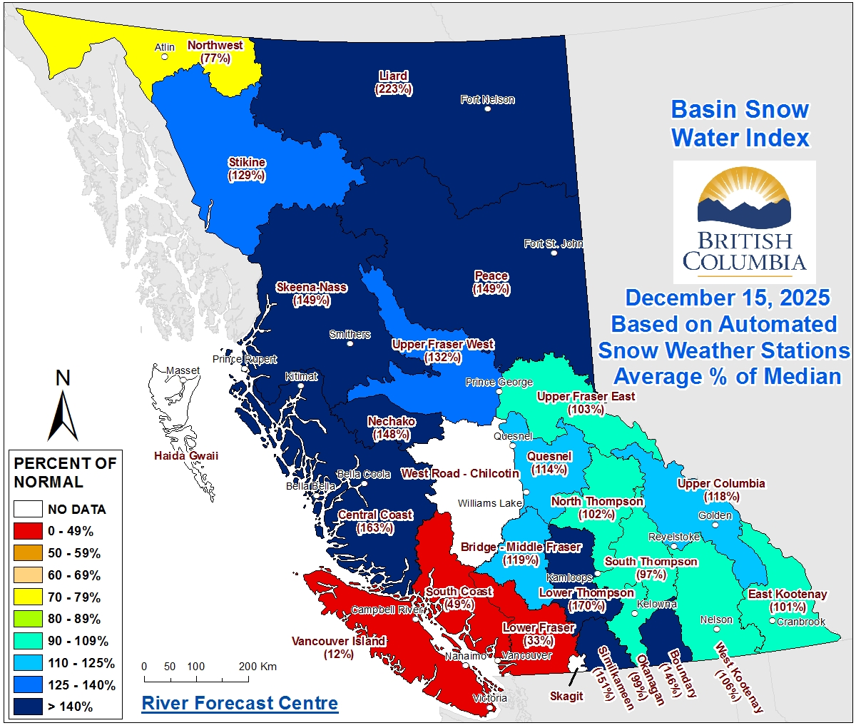 Snow conditions commentary - Province of British Columbia