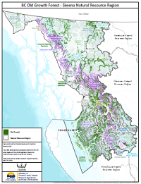Old Growth Maps by Region - Province of British Columbia