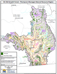 Old Growth Maps by Region - Province of British Columbia