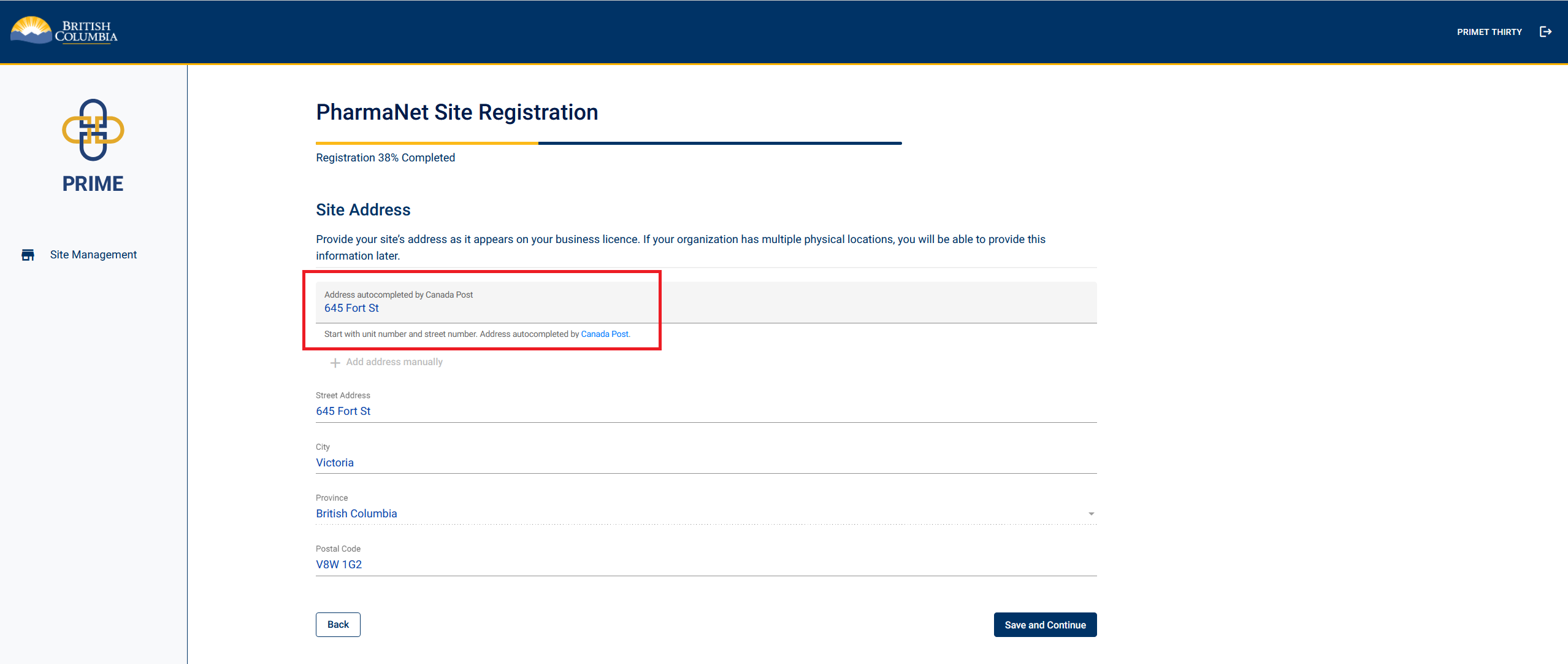 PRIME for PharmaNet software vendors and administrators - Province of ...