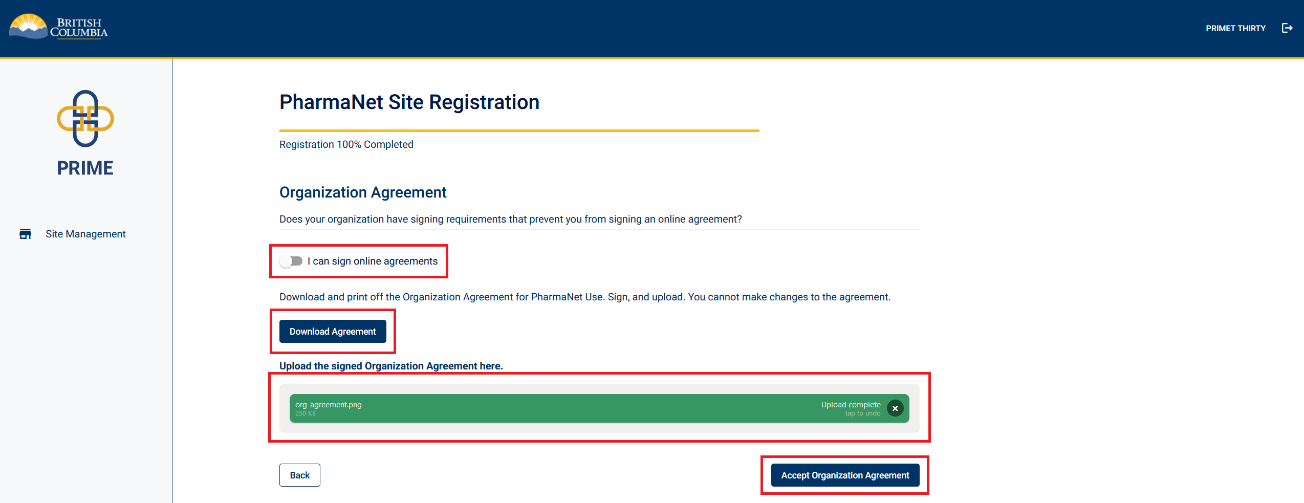 PRIME for PharmaNet software vendors and administrators - Province of ...