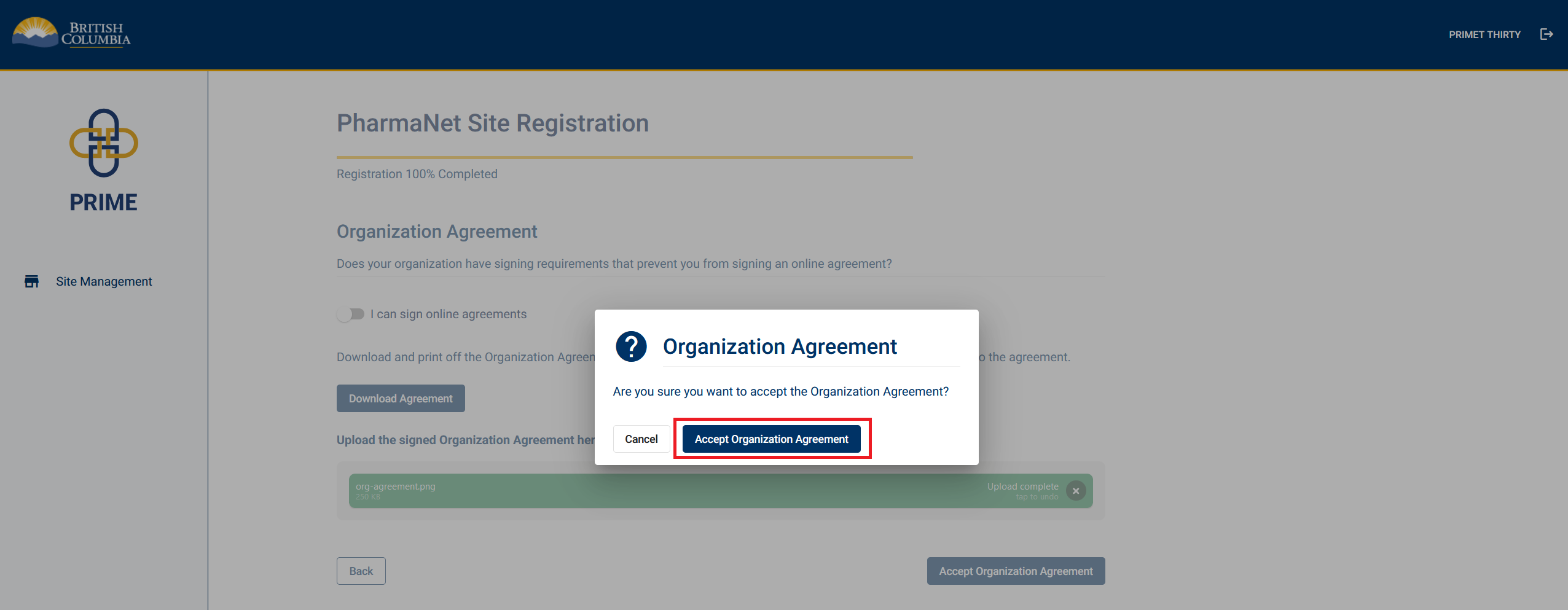 PRIME for PharmaNet software vendors and administrators - Province of ...
