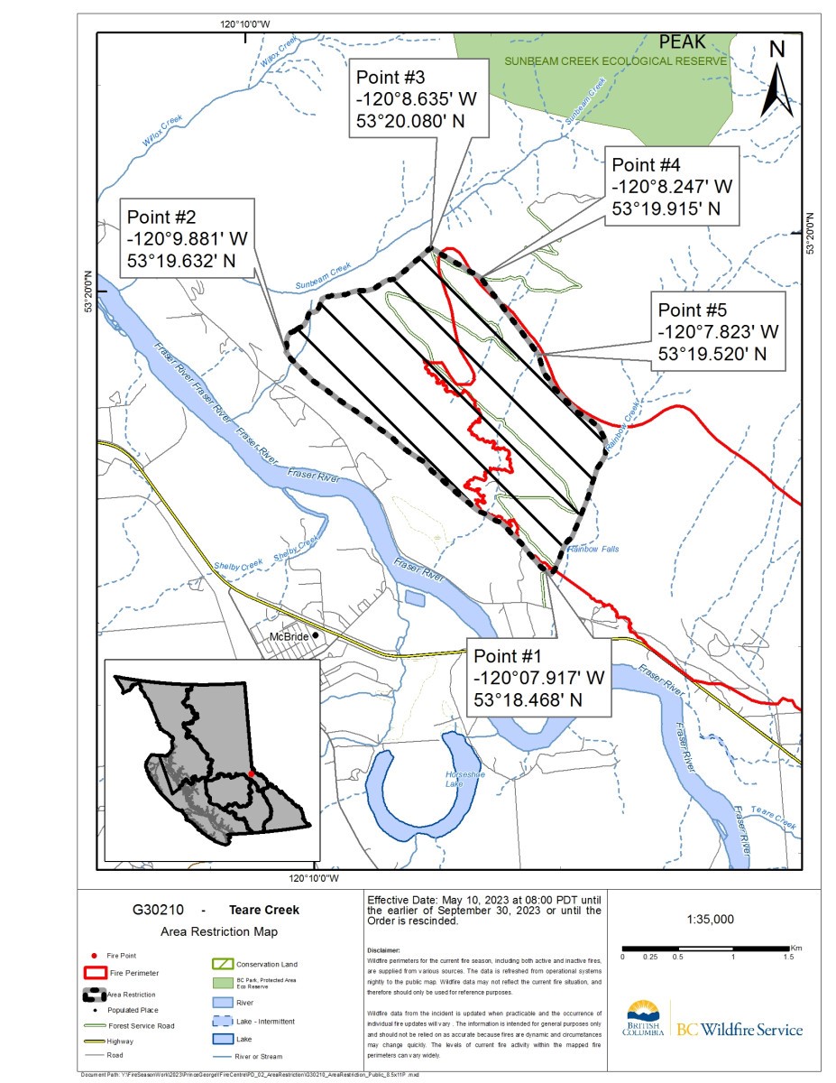Prince George Fire Centre bans and restrictions - Province of British ...